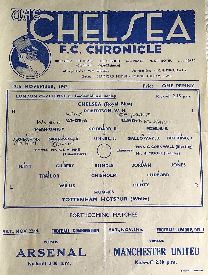 Friendlies 1946-50